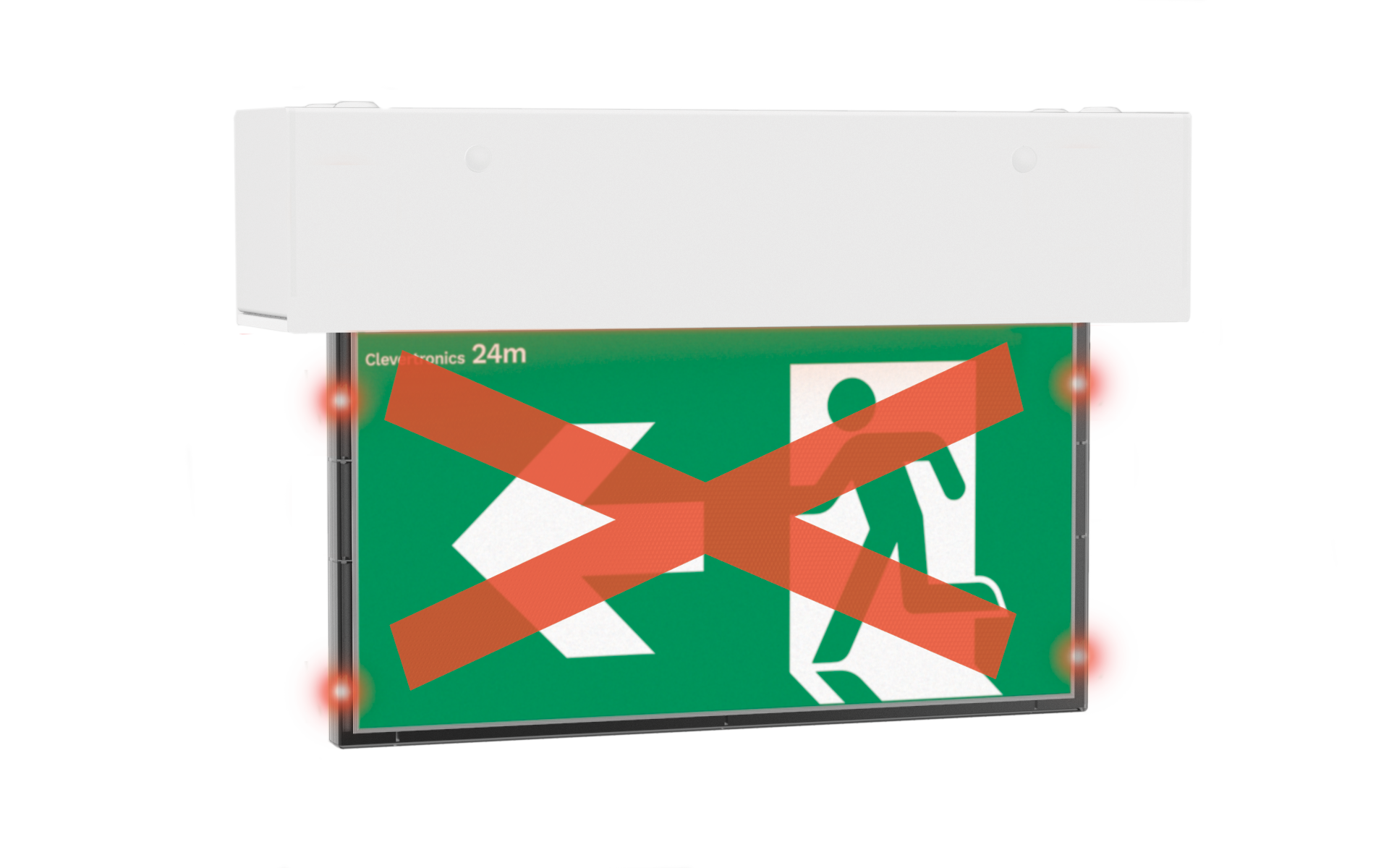 CleverEVAC Dynamic RED X Blade | Clevertronics AU: Emergency Exit ...